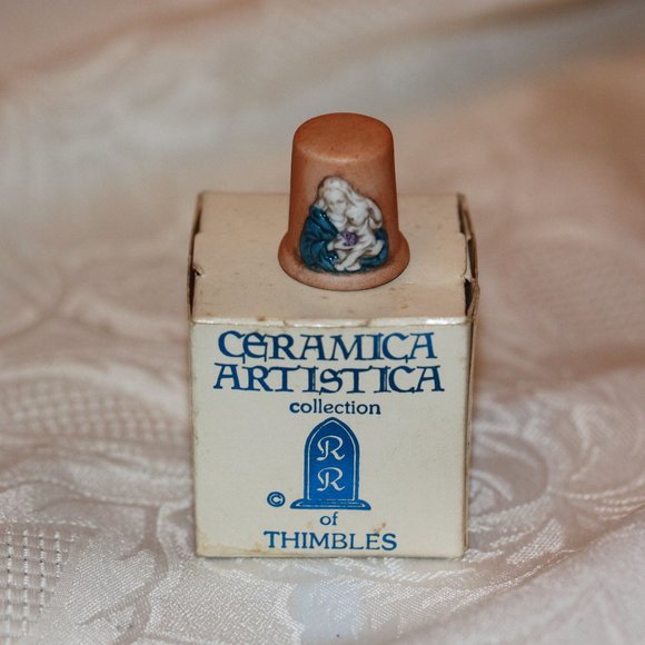 Accents | Rr Roman Mexico Religious Joseph Mary Baby Jesus Porcelain ...